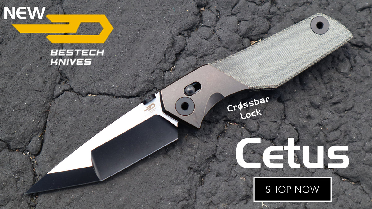 Bestech Cetus M390 Folding Knife @ Atlantic Knife – Atlantic Knife Company