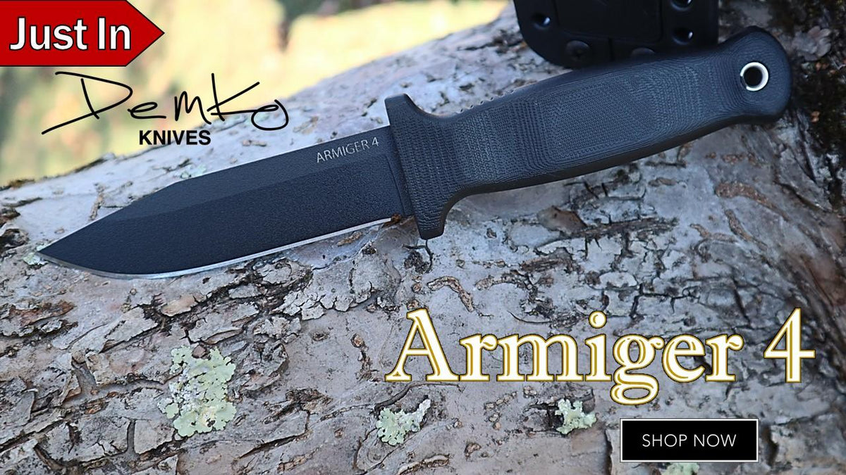 Demko Armiger Series Fixed Blade Knives @ Atlantic Knife – Atlantic Knife Company