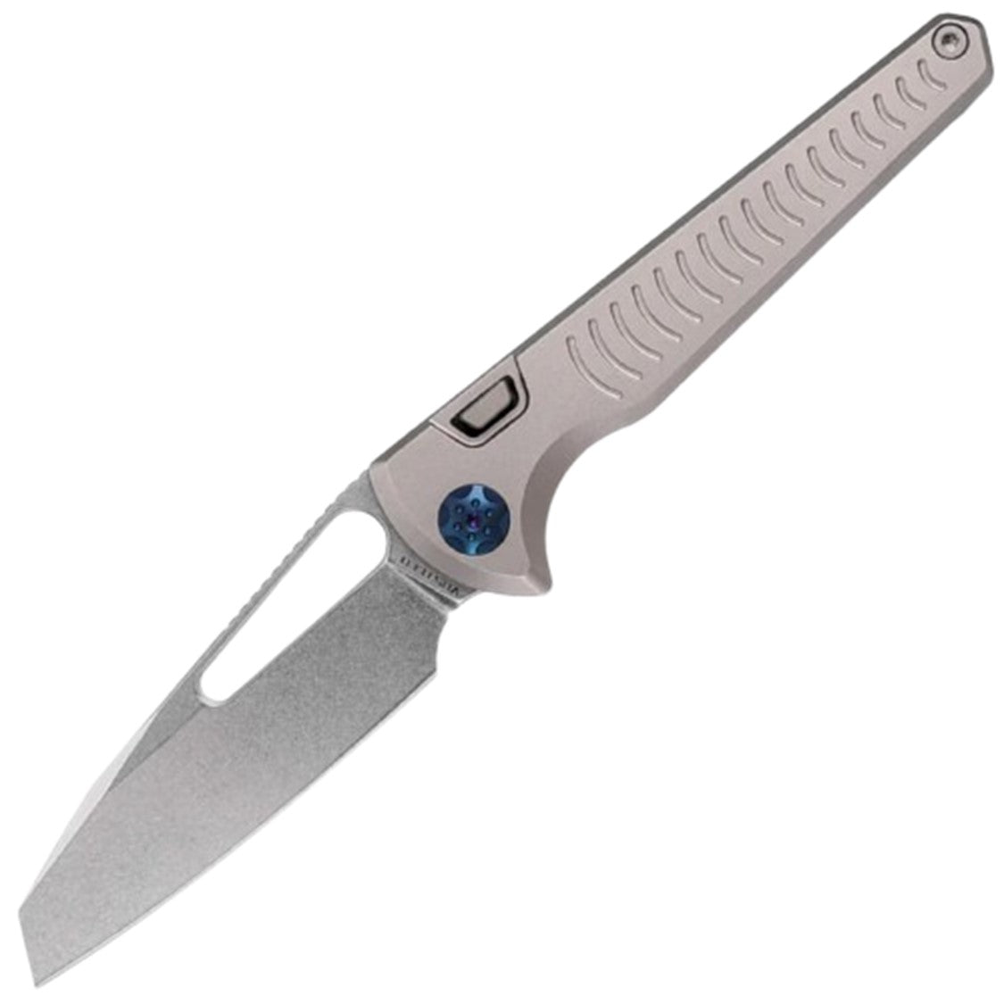 Vosteed Gavko Leopard Top Linerlock Gray Titanium Folding Bohler M390 – Atlantic Knife Company
