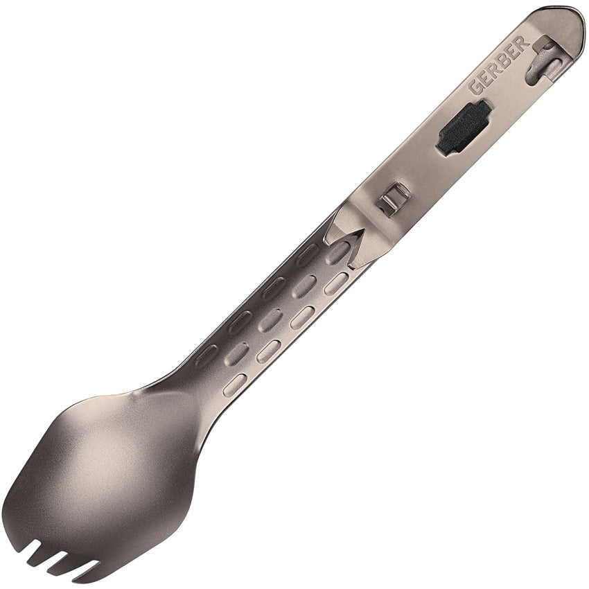 Gerber Devour Bead Blasted Titanium Multi-Fork Eating Tool 3992 – Atlantic Knife Company