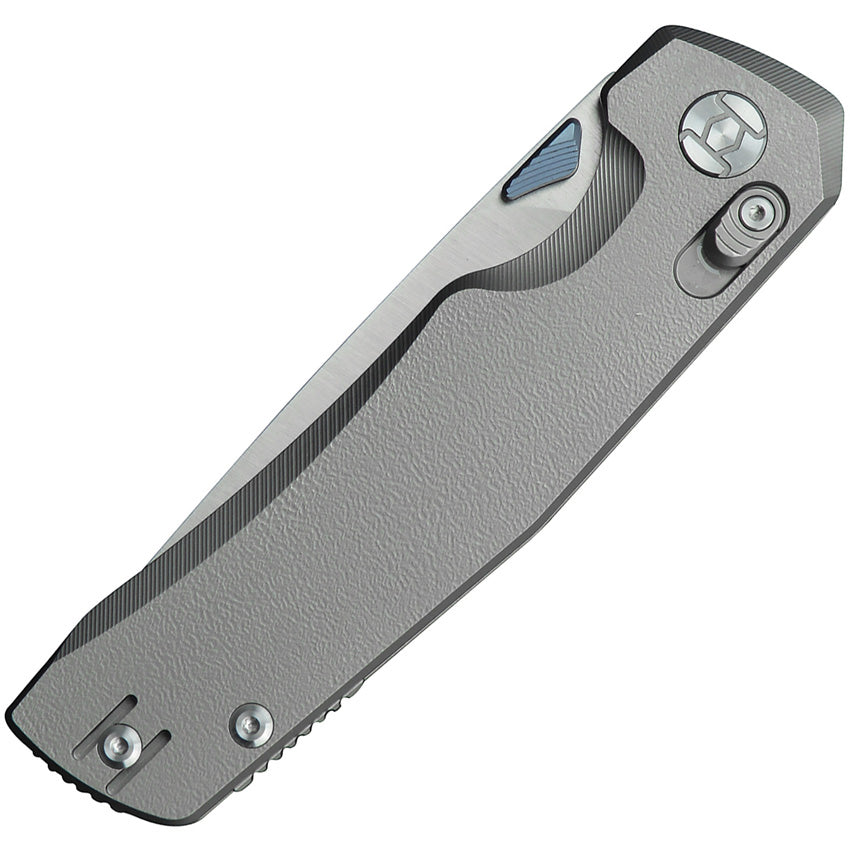 Kunwu Knives X Tao Xt Lock Gray Titanium Folding Elmax Pocket Knife X7