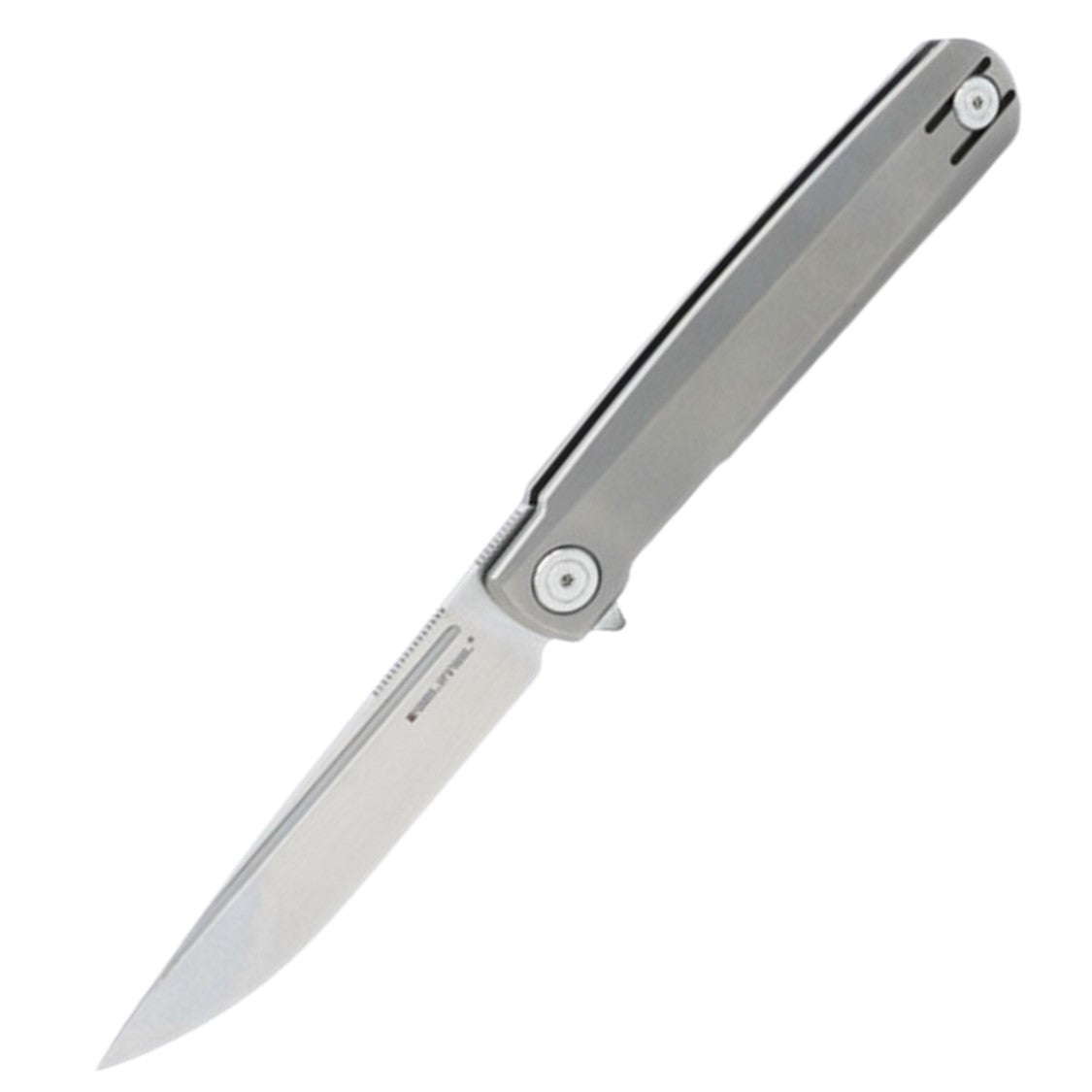 Real Steel G-Frame Pocket Knife Gray Titanium Folding Bohler N690 Blad – Atlantic Knife Company