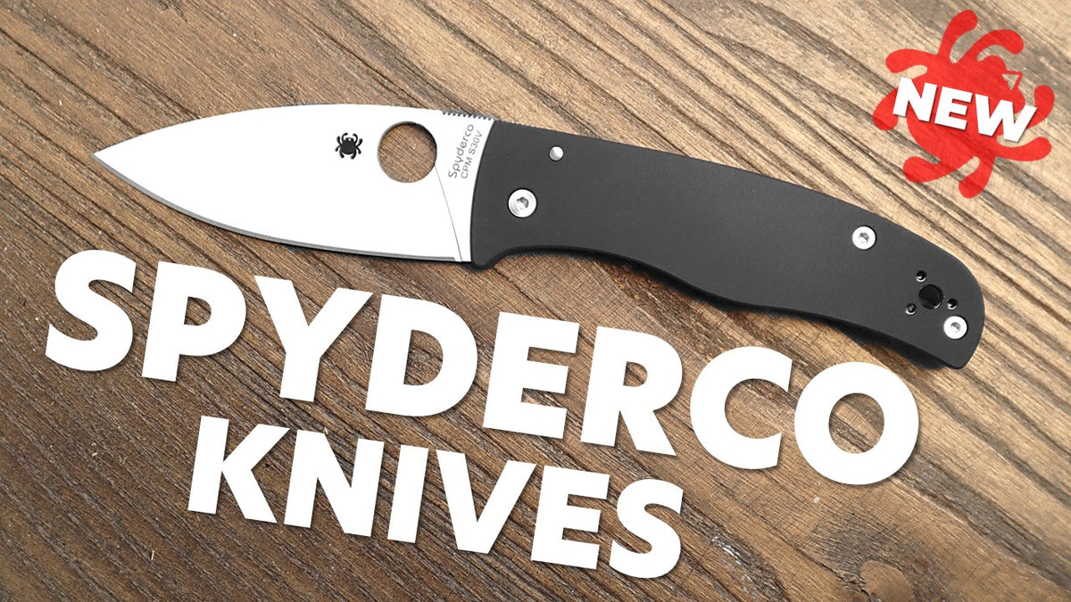 Unboxing the NEWEST USA Made Spyderco Knives | Atlantic Knife ...
