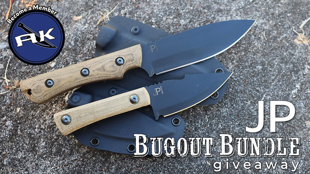 Jason Perry 2pc Fixed Blade Knife Bugout Bundle Giveaway Begins | AK B ...