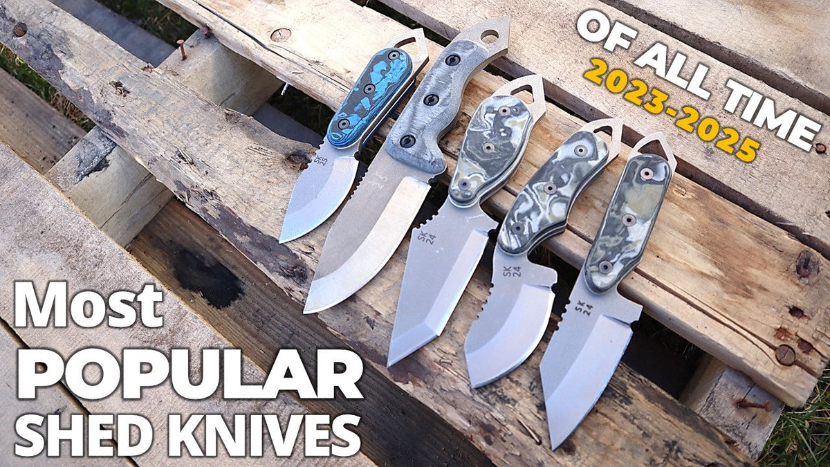 Top Shed Knives of ALL Time Review: Overbuilt USA-Made FIXED Blades w ...