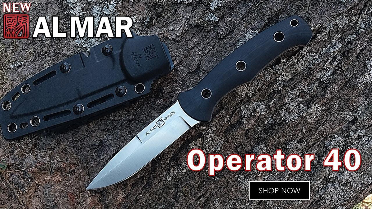 Al Mar Operator Series Fixed Blade Knives @ Atlantic Knife – Atlantic ...