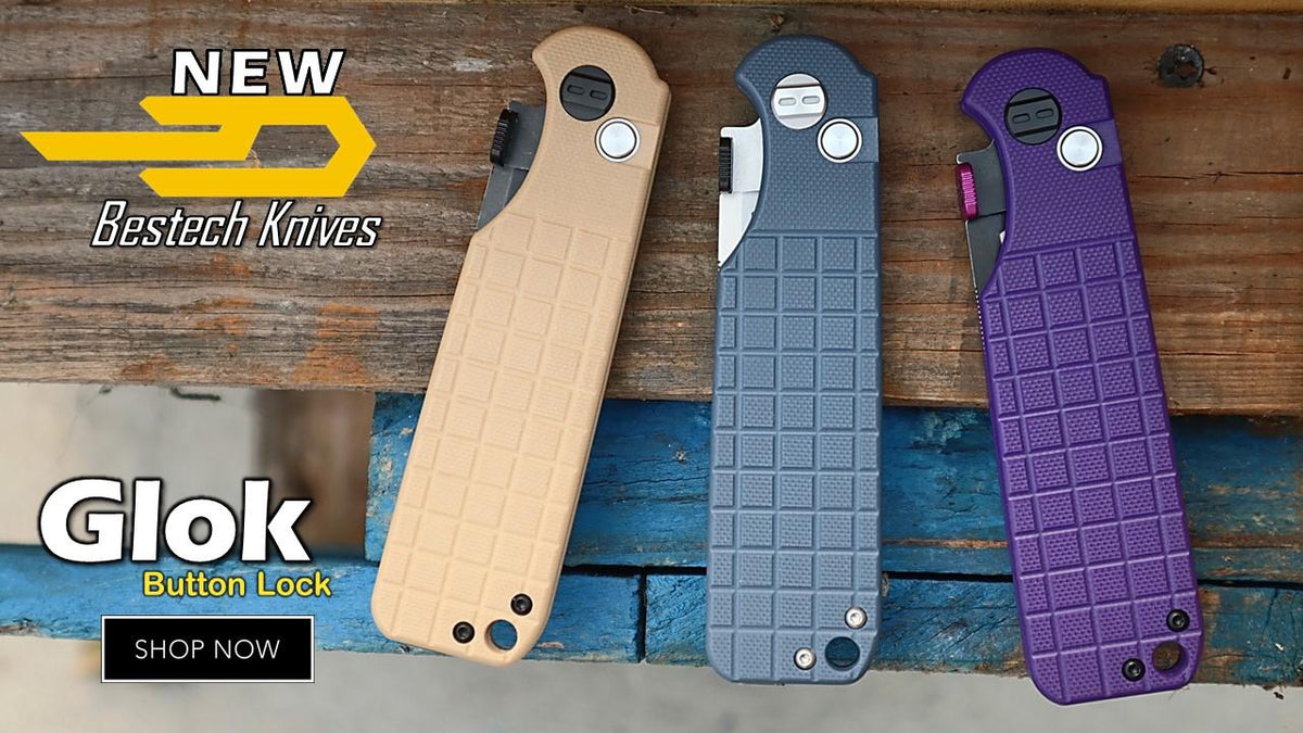 Bestech Glok Button Lock Knife @ Atlantic Knife – Atlantic Knife Company