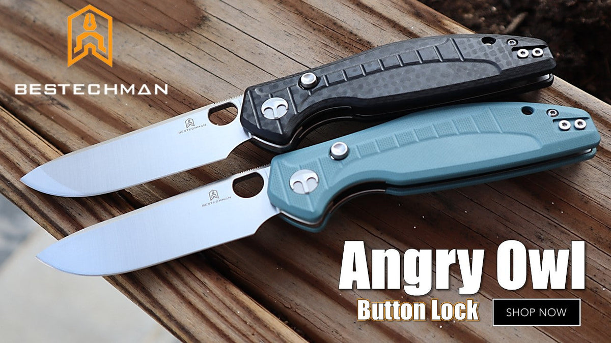 Bestechman Angry Owl – Compact EDC Knife with Unique Blade Design ...