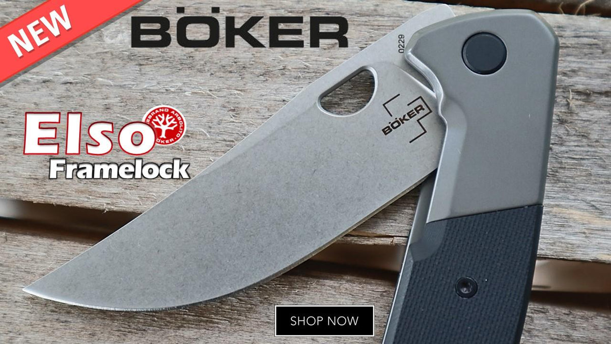 Boker Elso Framelock Folding Knife at Atlantic Knife – Atlantic Knife ...