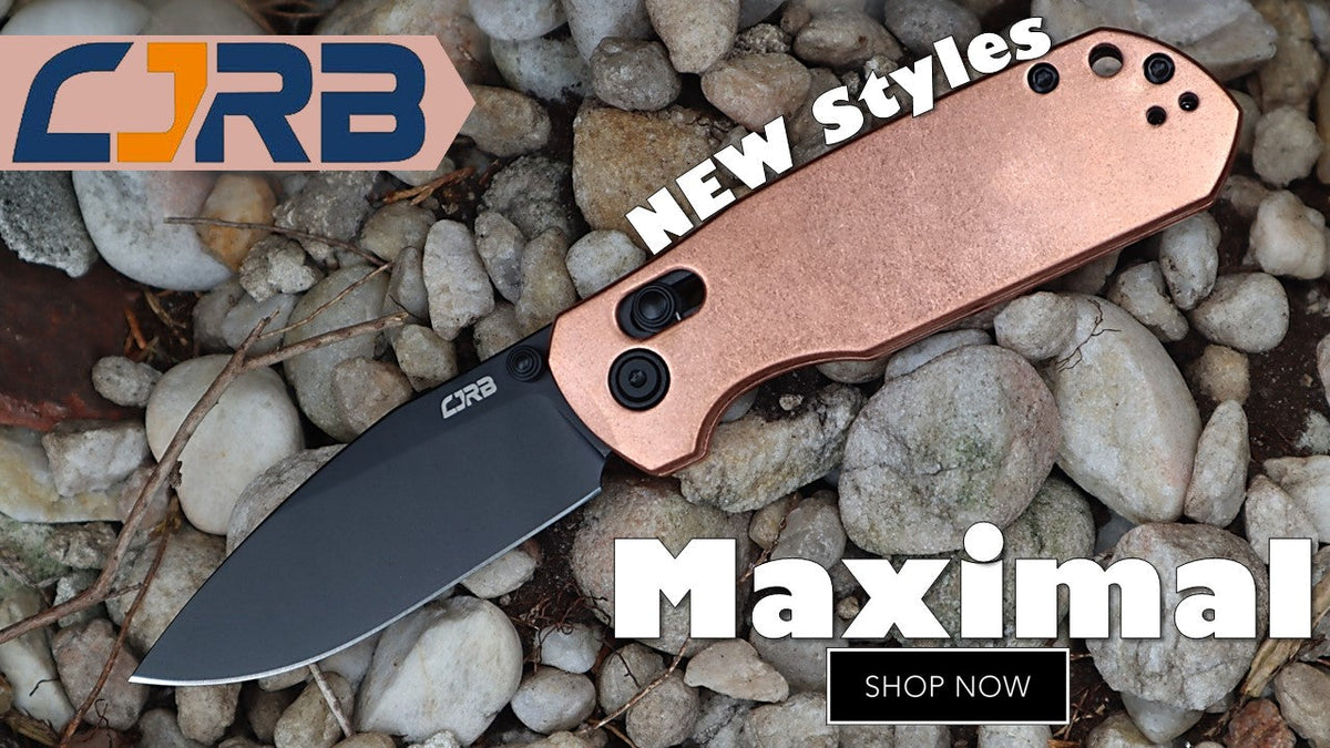 CJRB Maximal Cross Bar Lock Knife | Tough EDC Folding Blade – Atlantic ...