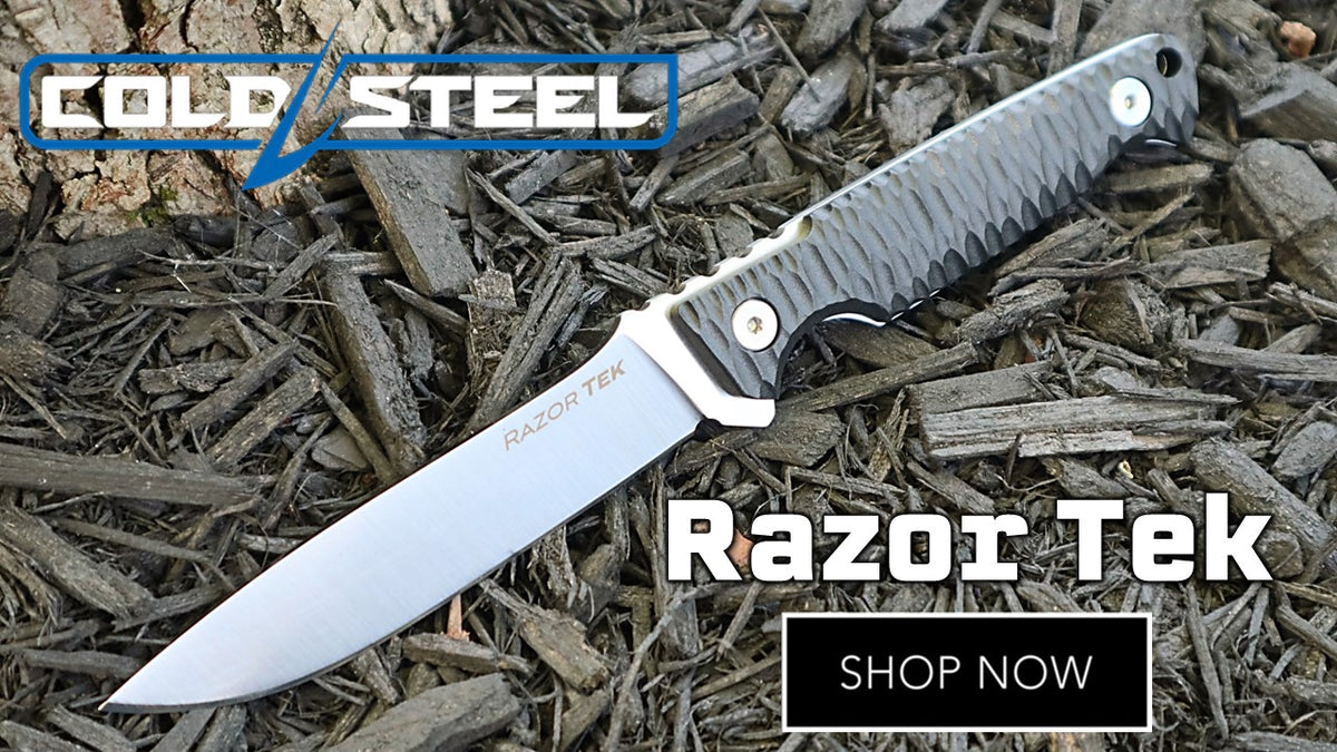 Cold Steel Razor Tek Fixed Blade @ Atlantic Knife + FREE FAST SHIPPING ...