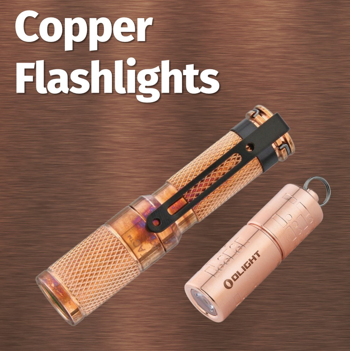 Copper Flashlights | Atlantic Knife – Atlantic Knife Company