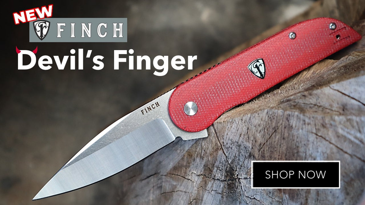 Finch Knife Devil's Finger | 154cm Folding Knife | Atlantic Knife ...