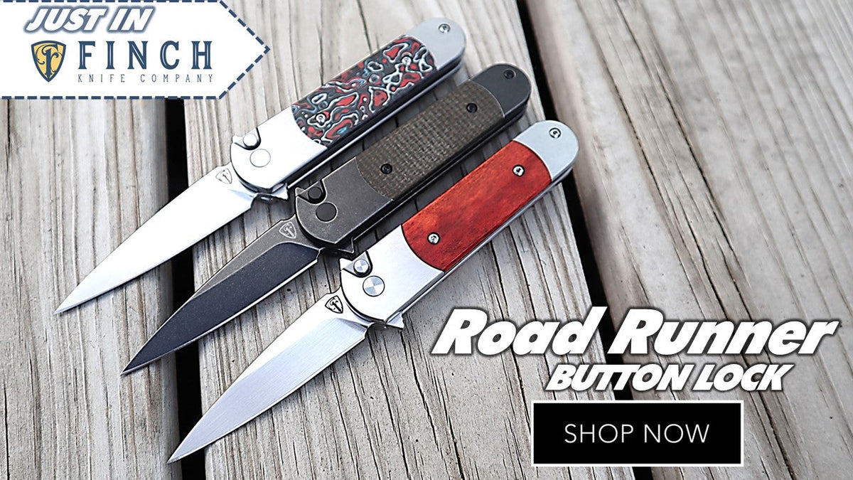 Finch Roadrunner Folding Knife | Stiletto 154cm Flipper | Atlantic ...