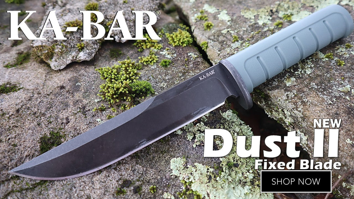KA-Bar Dust – Compact Fixed Blade Knife with Everyday Utility ...