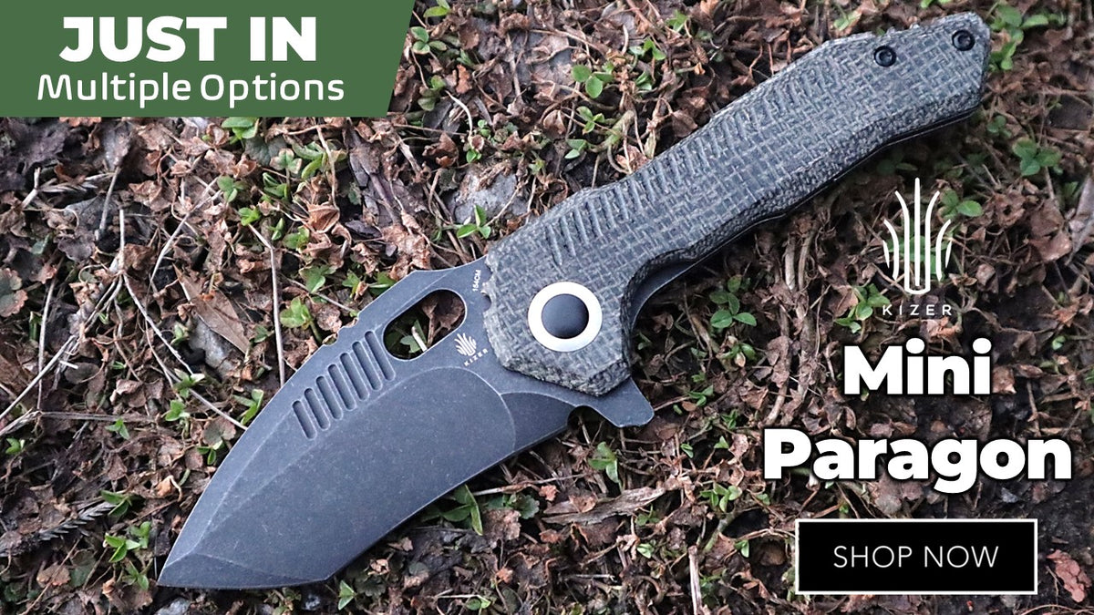 Kizer Paragon Folding Knife | Atlantic Knife | FREE SHIPPING – Atlantic ...