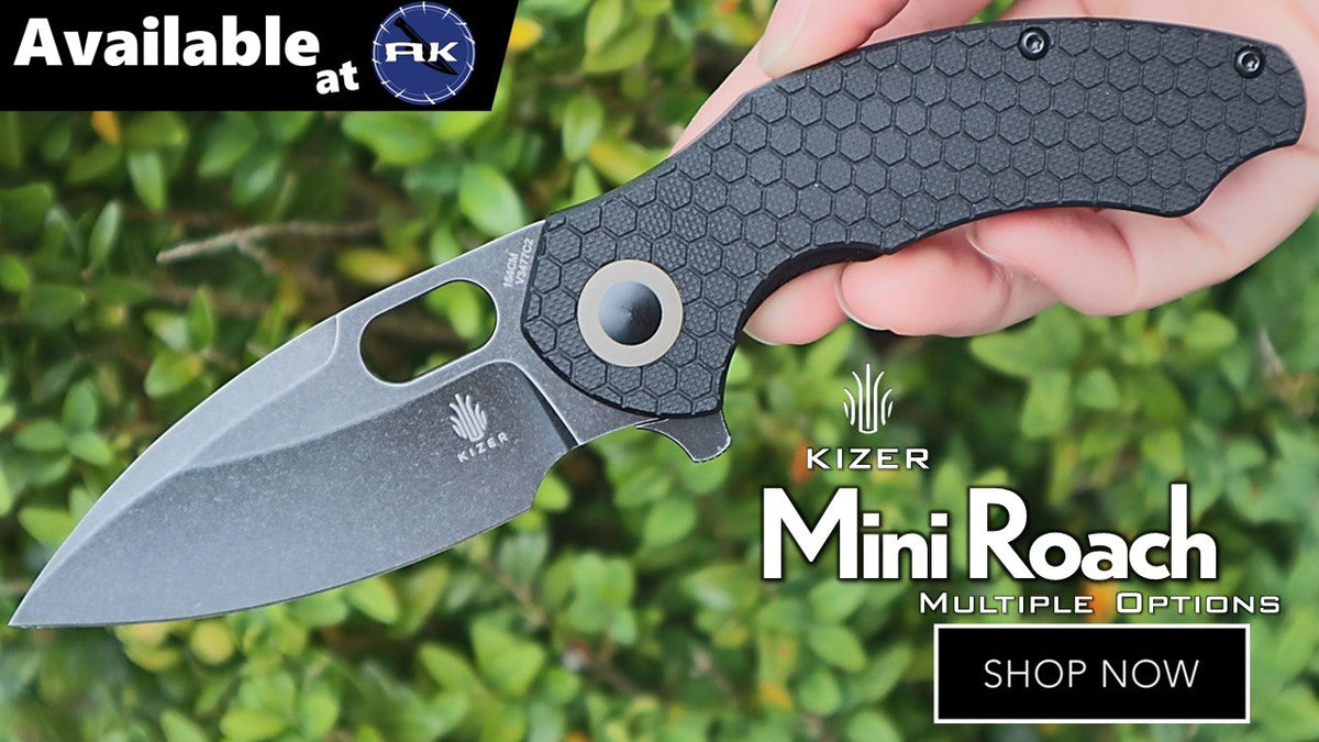 Kizer Roach Folding Flipper Knife | Shop @Atlantic Knife Free Shipping ...