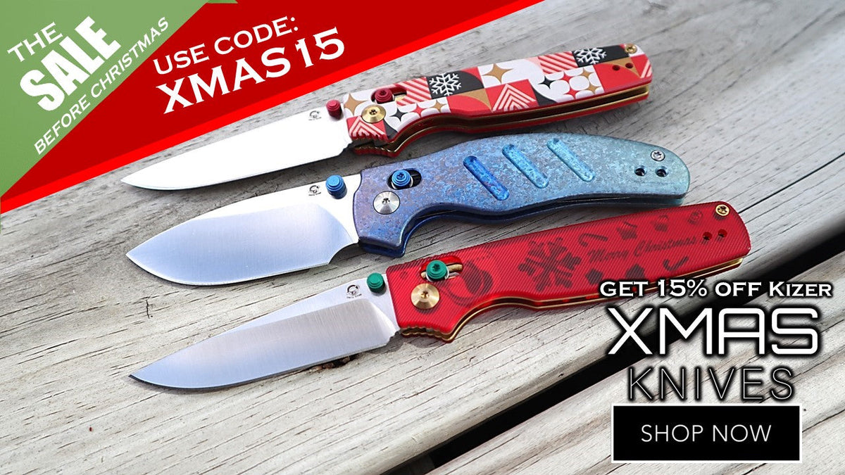 Kizer Christmas Knives Holiday Sale | Shop AK Now! – Atlantic Knife Company