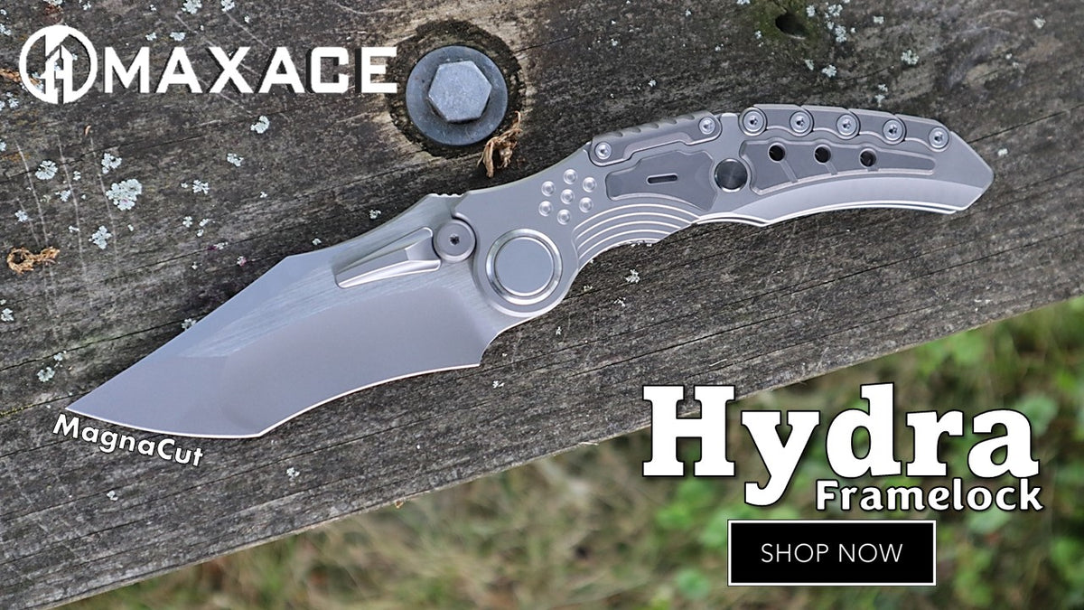 Maxace Hydra Titanium 20Cv Folding Knife | Shop Atlantic Knife ...