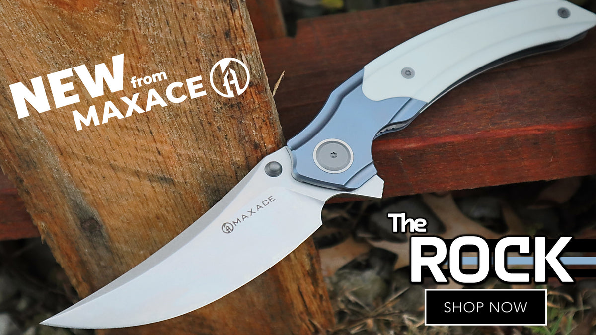 Maxace Rock Folding Knife | Atlantic Knife - FREE SHIPPING – Atlantic ...