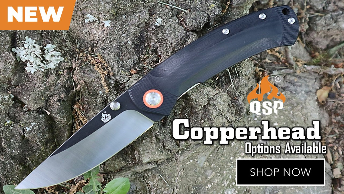 QSP Copperhead Liner lock Folding For Sale @ Atlantic Knife – Atlantic ...