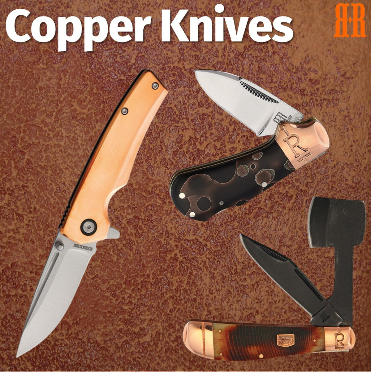 Copper Rough Ryder Knives | Atlantic Knife – Atlantic Knife Company