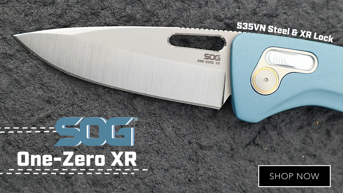 SOG One Zero XR Lock Folding Knife | Atlantic Knife – Atlantic Knife ...