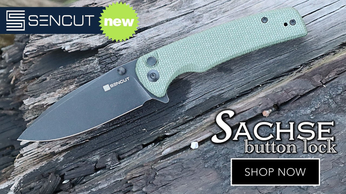 Sencut Sachse Button Lock Knife @ Atlantic Knife FREE SHIP – Atlantic ...