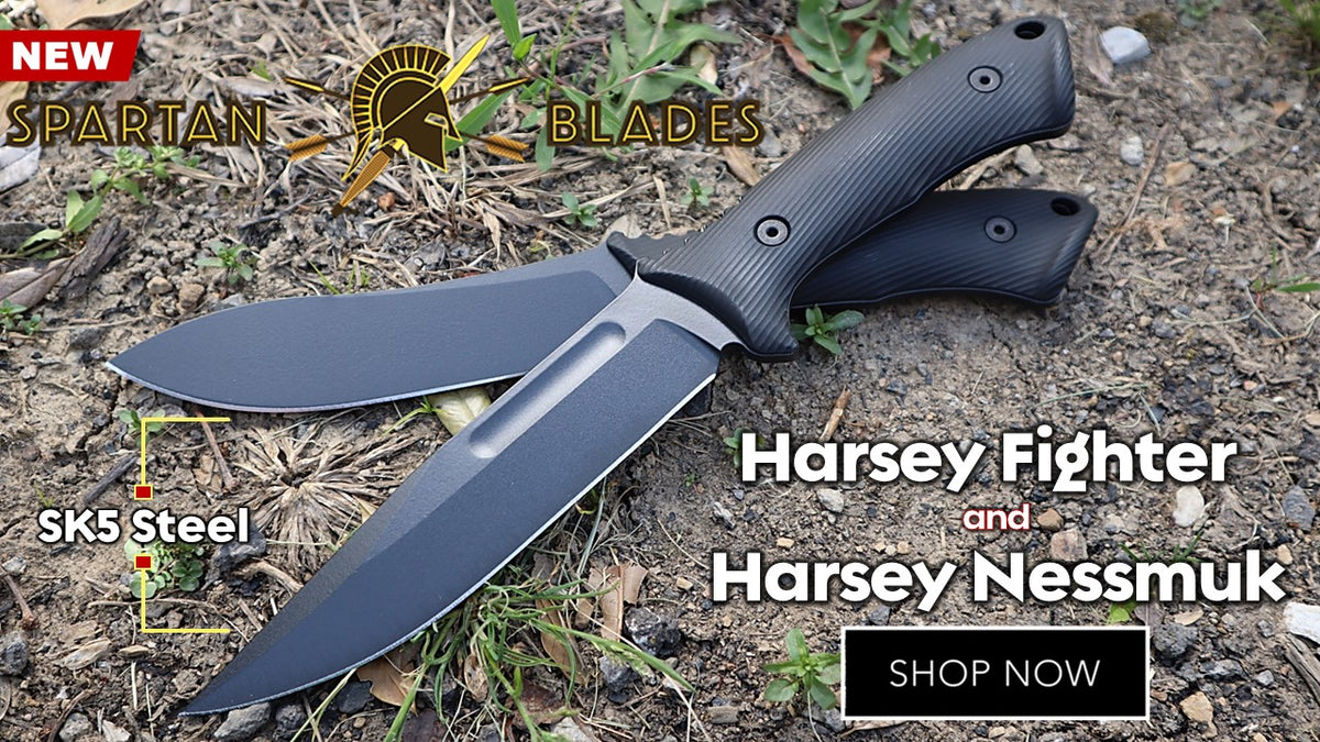 Spartan Blades Harsey Series Fixed Blade Knives at Atlantic Knife ...