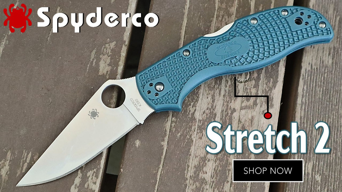 Spyderco Stretch 2 | Folding Knife | Atlantic Knife – Atlantic Knife ...
