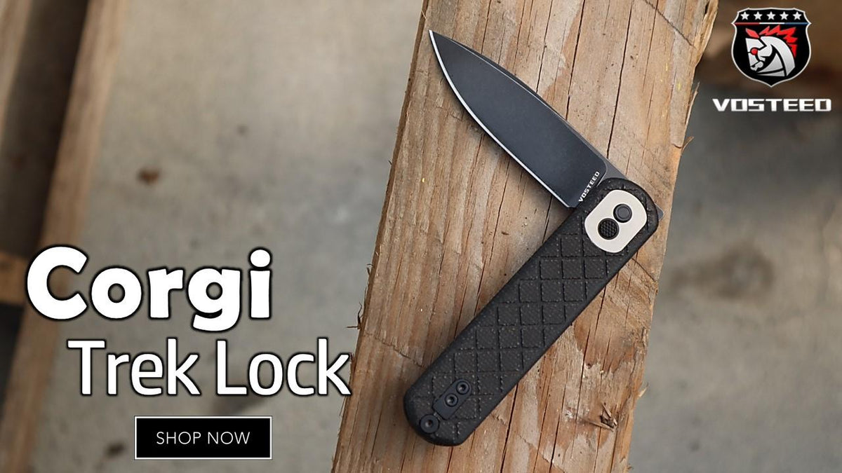 Vosteed Corgi Trek Lock Folding Knife @ Atlantic Knife – Atlantic Knife ...