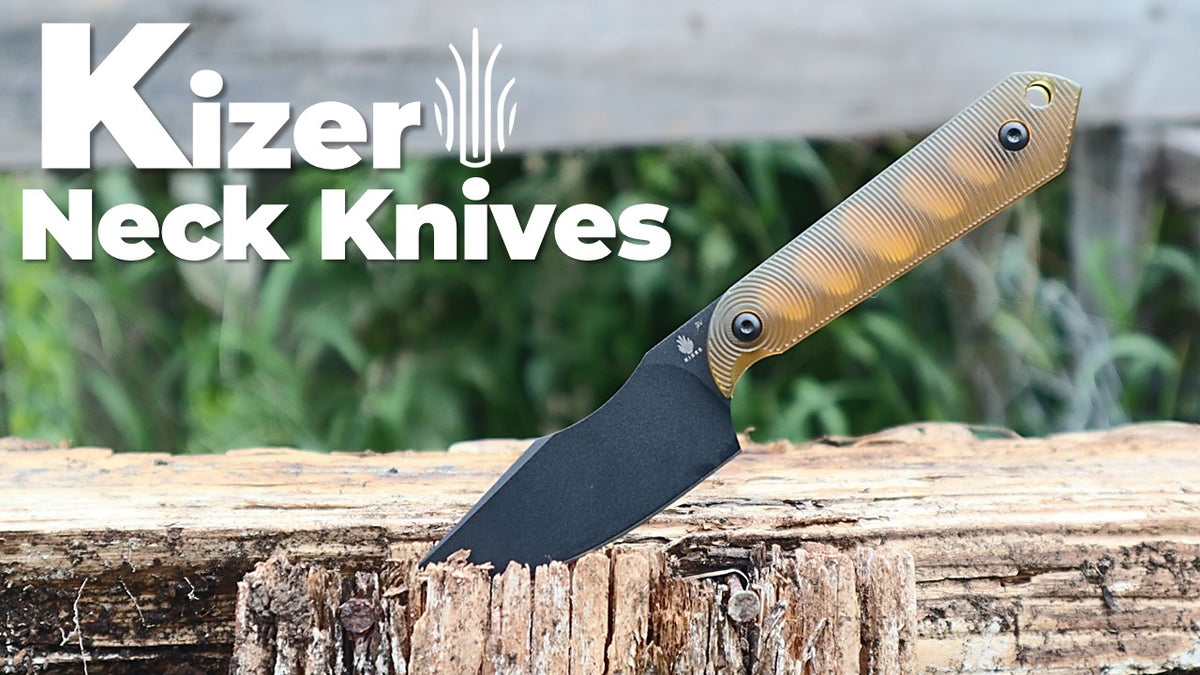 Kizer Cutlery Neck Knives | Atlantic Knife – Atlantic Knife Company