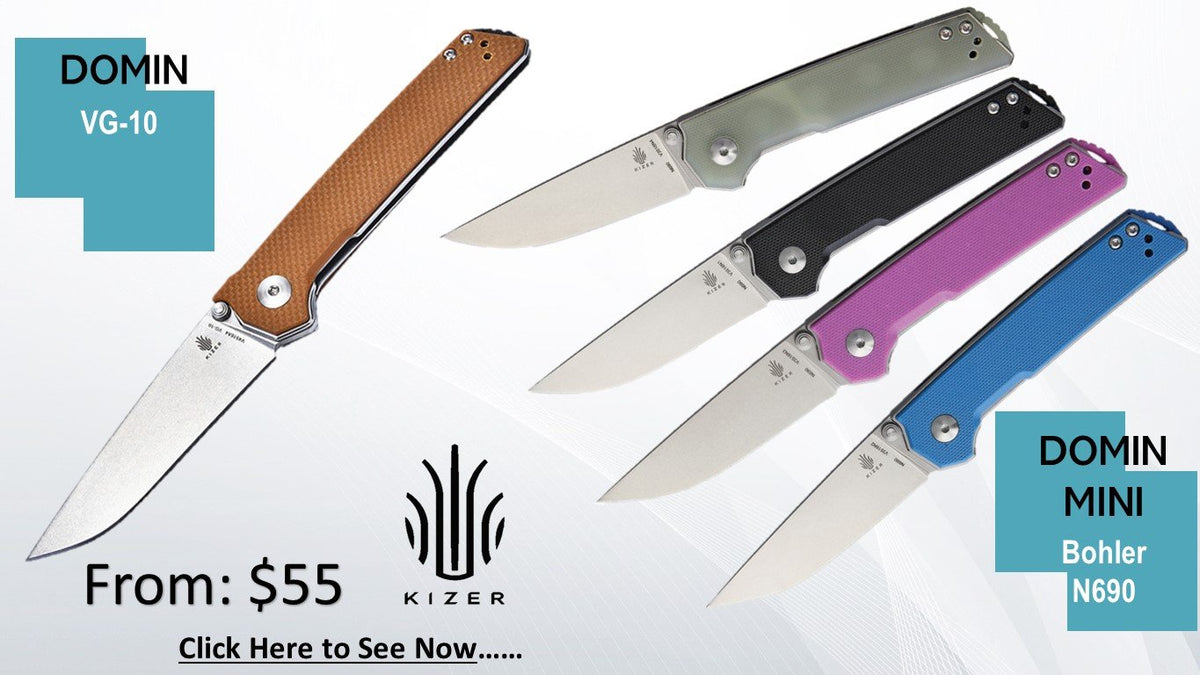 Kizer Domin | Vanguard Series Folding Knife | VG-10 N690 blade ...