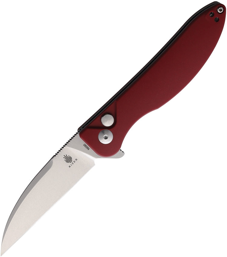 Kizer Sway Back | Button Lock Knife | Swaggs Blade | Atlantic Knife ...