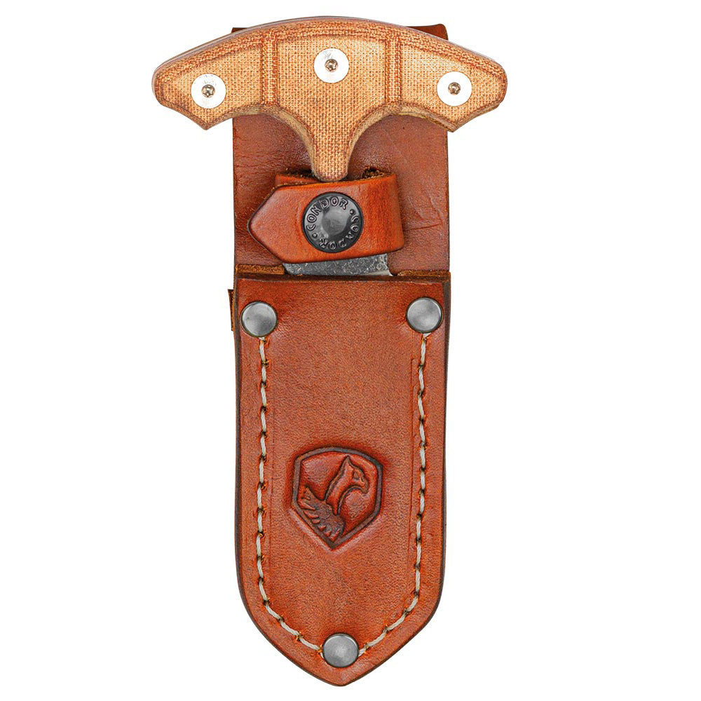 Condor Tactical P.A.S.S. Brown Micarta 440C Stainless Push Dagger w/ S ...
