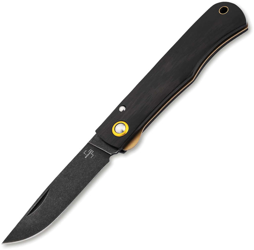 Boker Plus Rusticus Medium Linerlock Ebony Folding Knife | Premium EDC ...