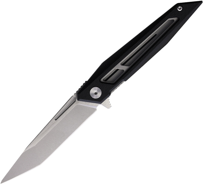 Brous Blades Gaviton Linerlock Black Folding Knife | Premium EDC ...