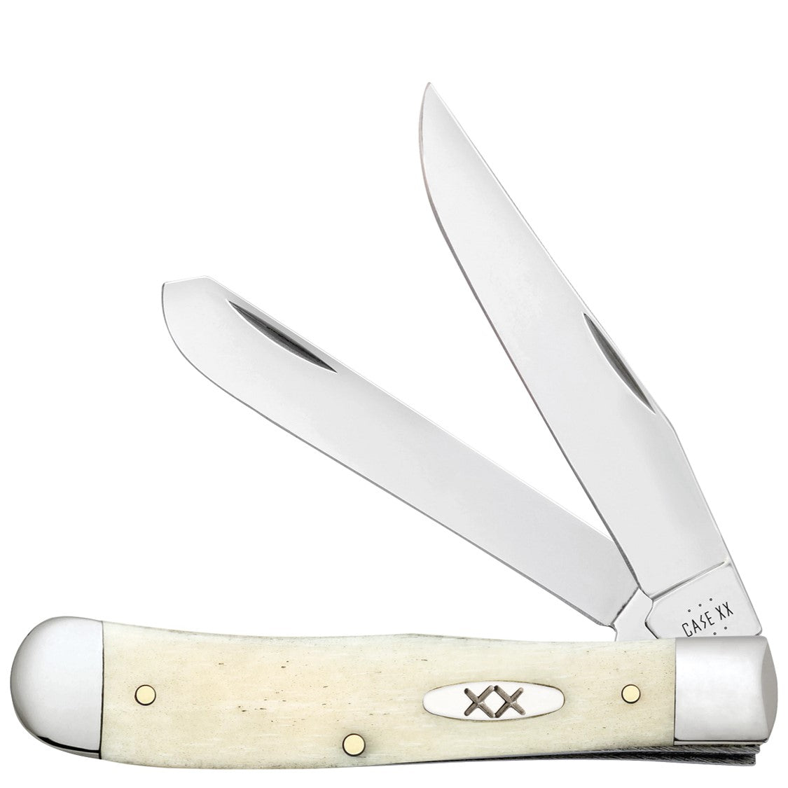 Case Cutlery Trapper Smooth Natural Folding Stainless Pocket Knife 133 ...