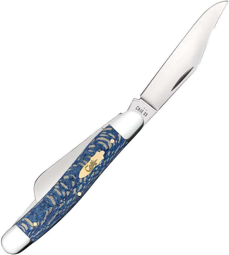 Case Blue Sycamore Wood Mini Stockman | Epitome of Pocket Knives ...