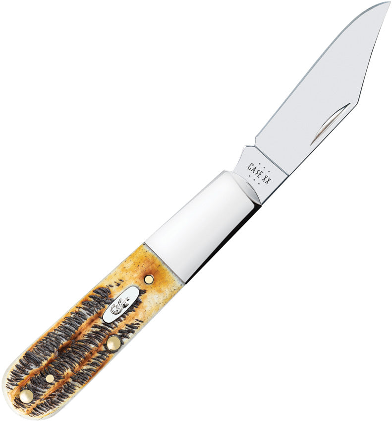Case Cutlery Barlow 6.5 Bonestag Folding Stainless Steel Clip Pt Pocke ...
