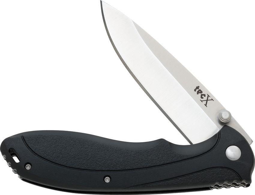 Case Cutlery TecX X-Pro Linerlock Black ABS Folding Stainless Pocket K ...