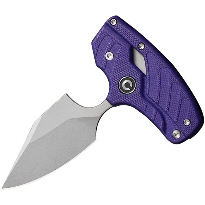 Civivi Typhoeus Folding Push Dagger Knife Purple G10 14C28N Blade w/ S ...