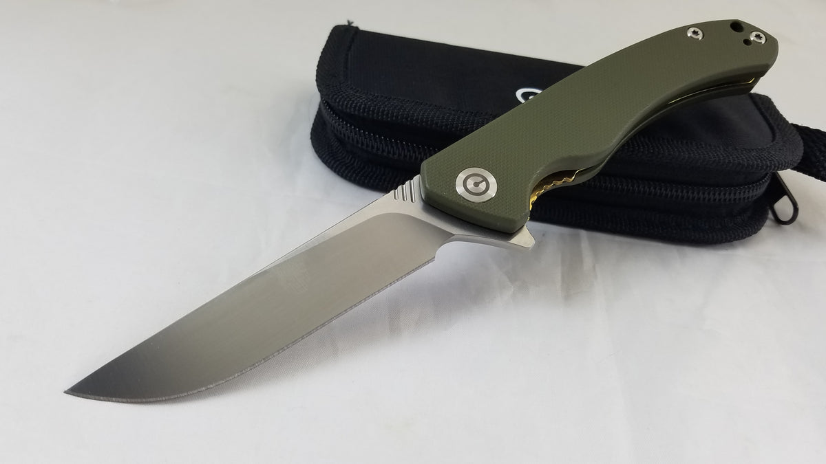 Civivi Courser Linerlock Green G10 Folding Knife VG10 Blade by We Knif ...