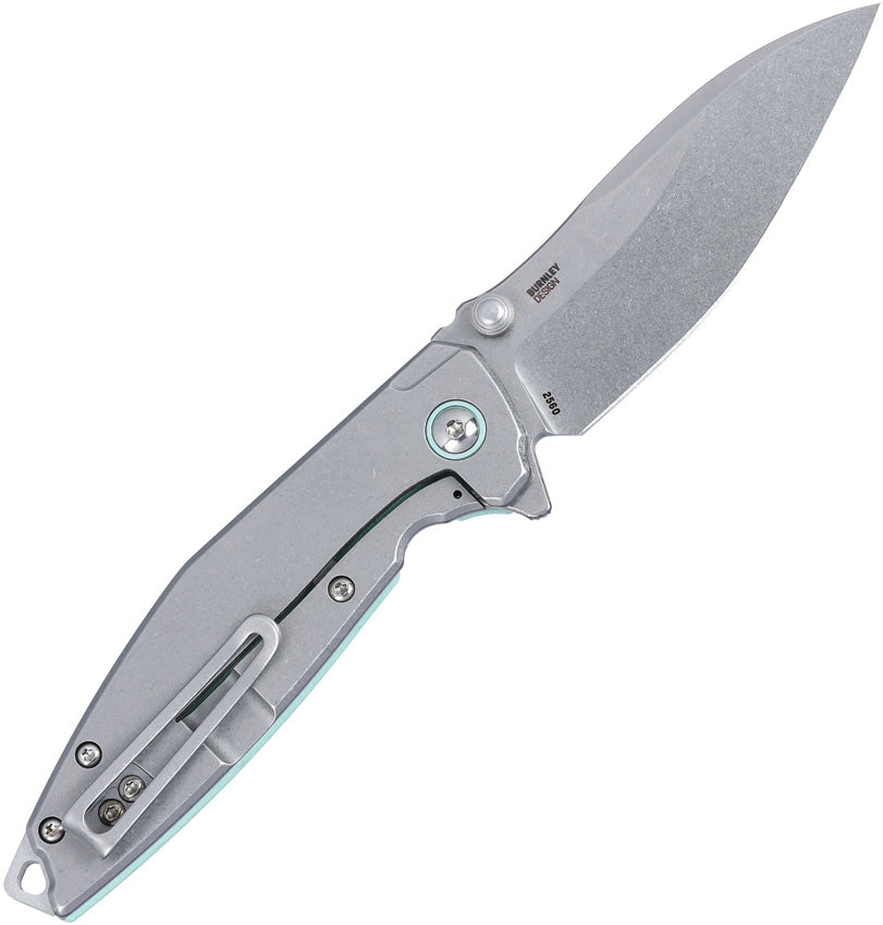CRKT Ibis Framelock Blue G10 & Stainless Folding 14C28N Drop Pt Pocket ...