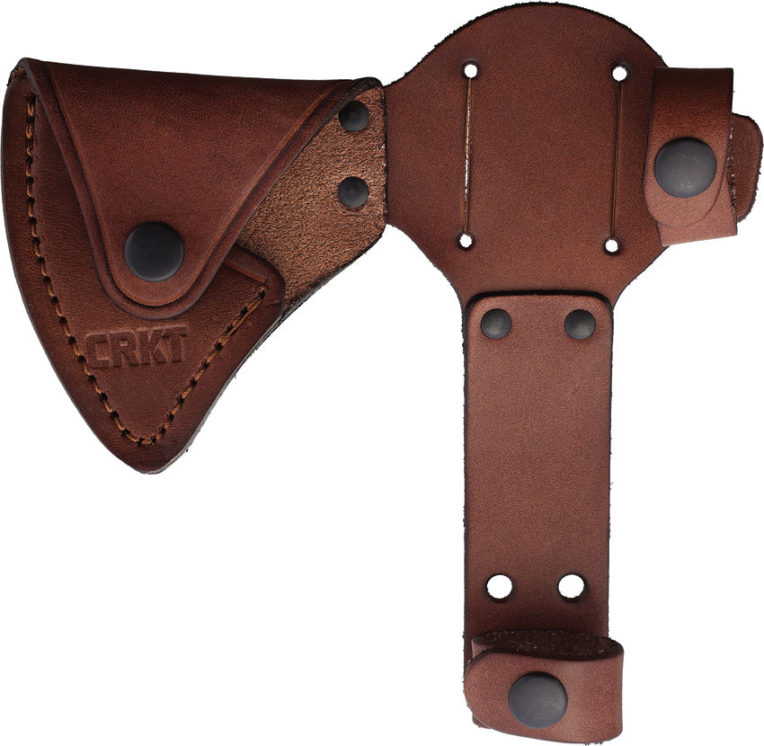 CRKT Chogan T-Hawk Brown Leather Belt Sheath D2730 – Atlantic Knife Company