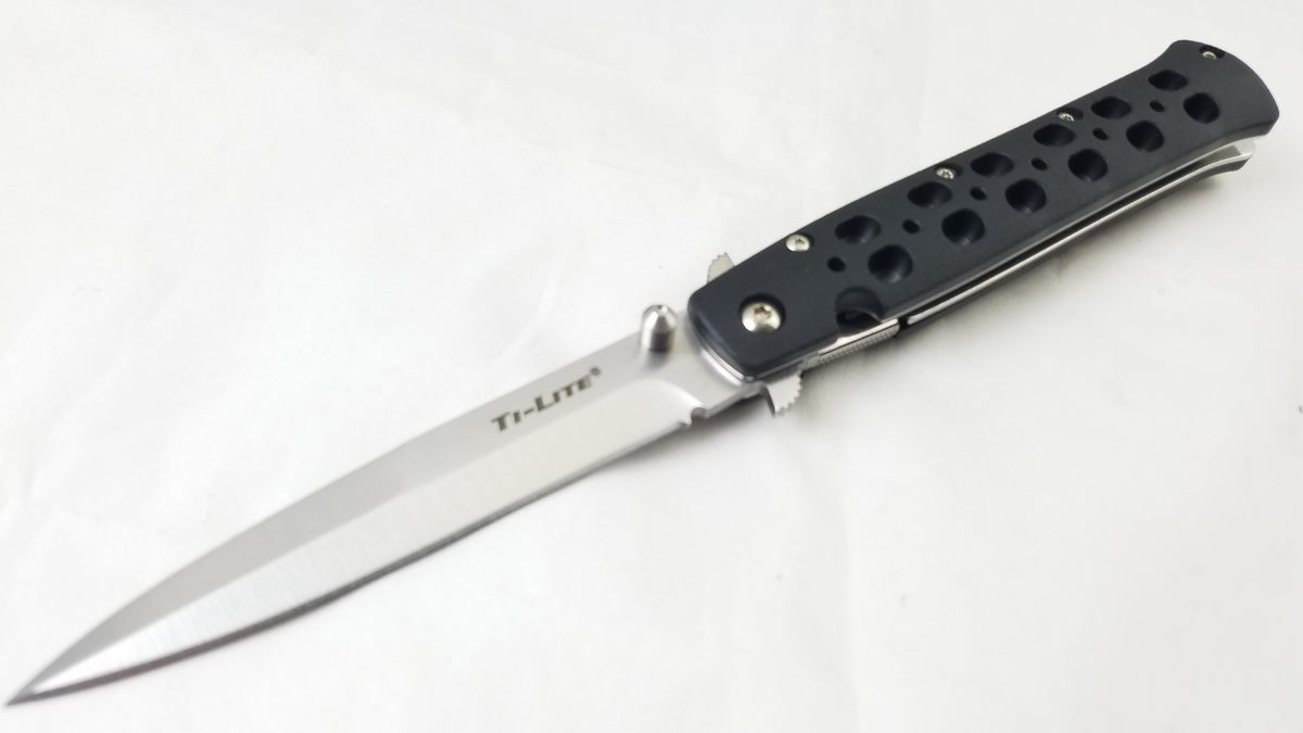 Cold Steel 4" Ti-Lite Tactical Folding Knife Zytel Handles - 26SP ...