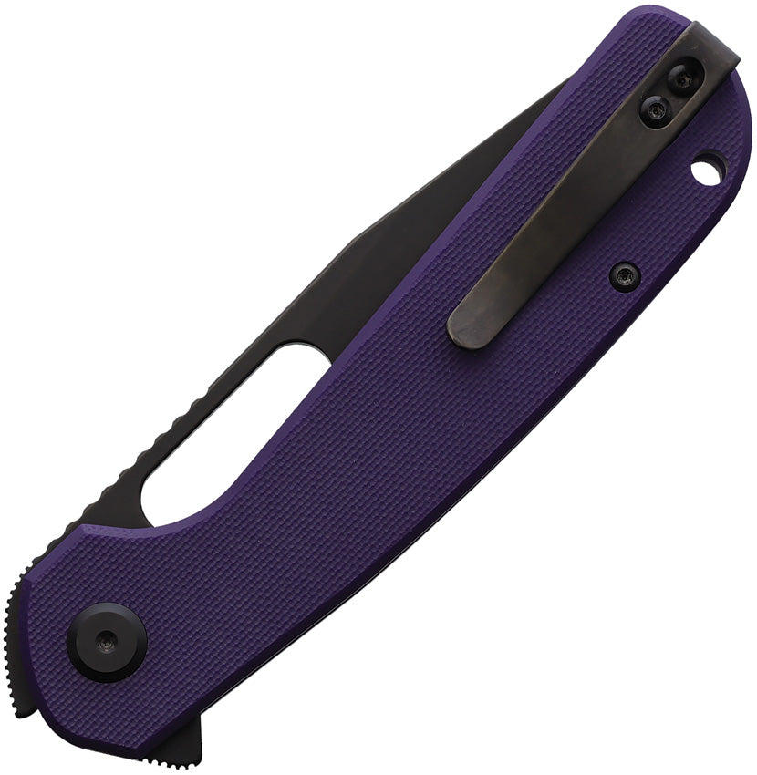 Eutektik Trinity Linerlock BSW Purple – Atlantic Knife Company