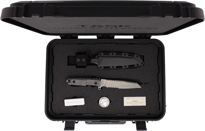 Extrema Ratio Task Carbon Titanium Fixed Blade | Premium Tactical Knife ...