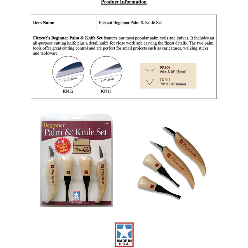 Flexcut Beginner Palm and Knife Set | Get Yours at Ak Now! – Atlantic ...