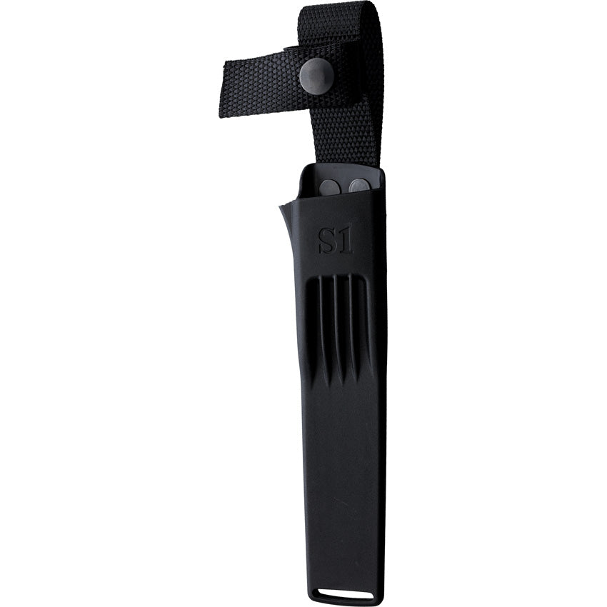 Fallkniven S1 Survival Left Hand Black Thermorun Cobalt Satin w/ Sheat ...